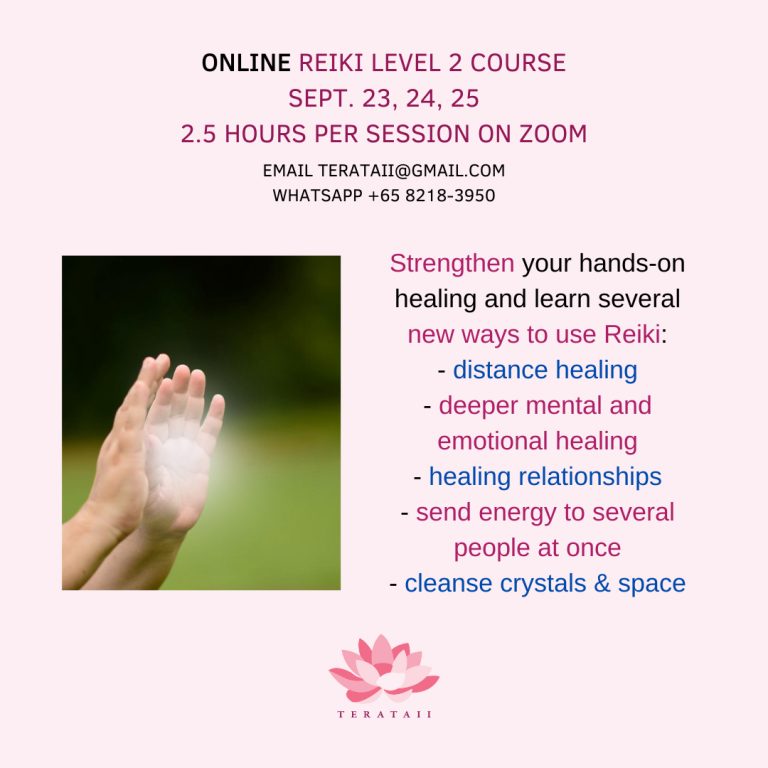 Reiki 2 Online (Sept 23-25) - Terataii