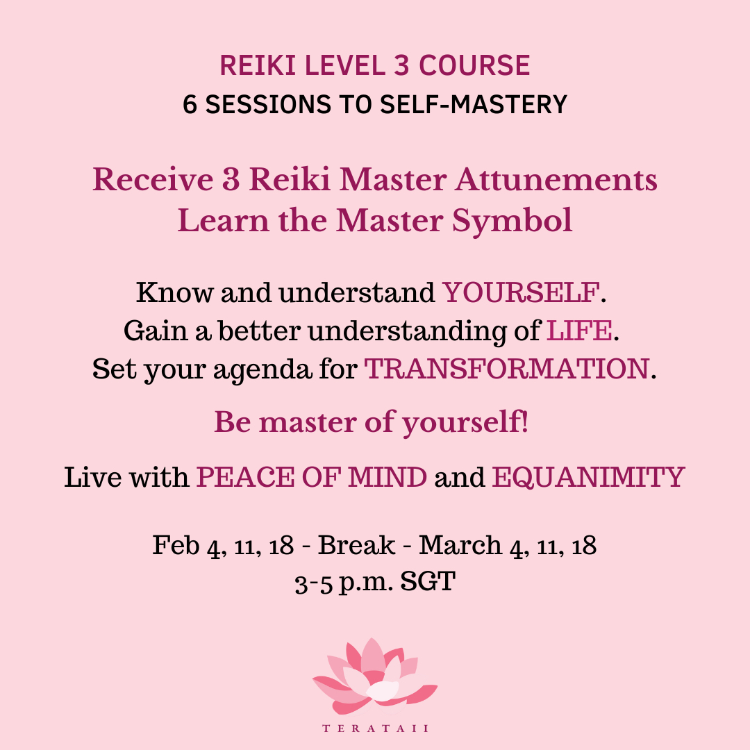 Reiki – Advanced Course – Level 3 – Terataii